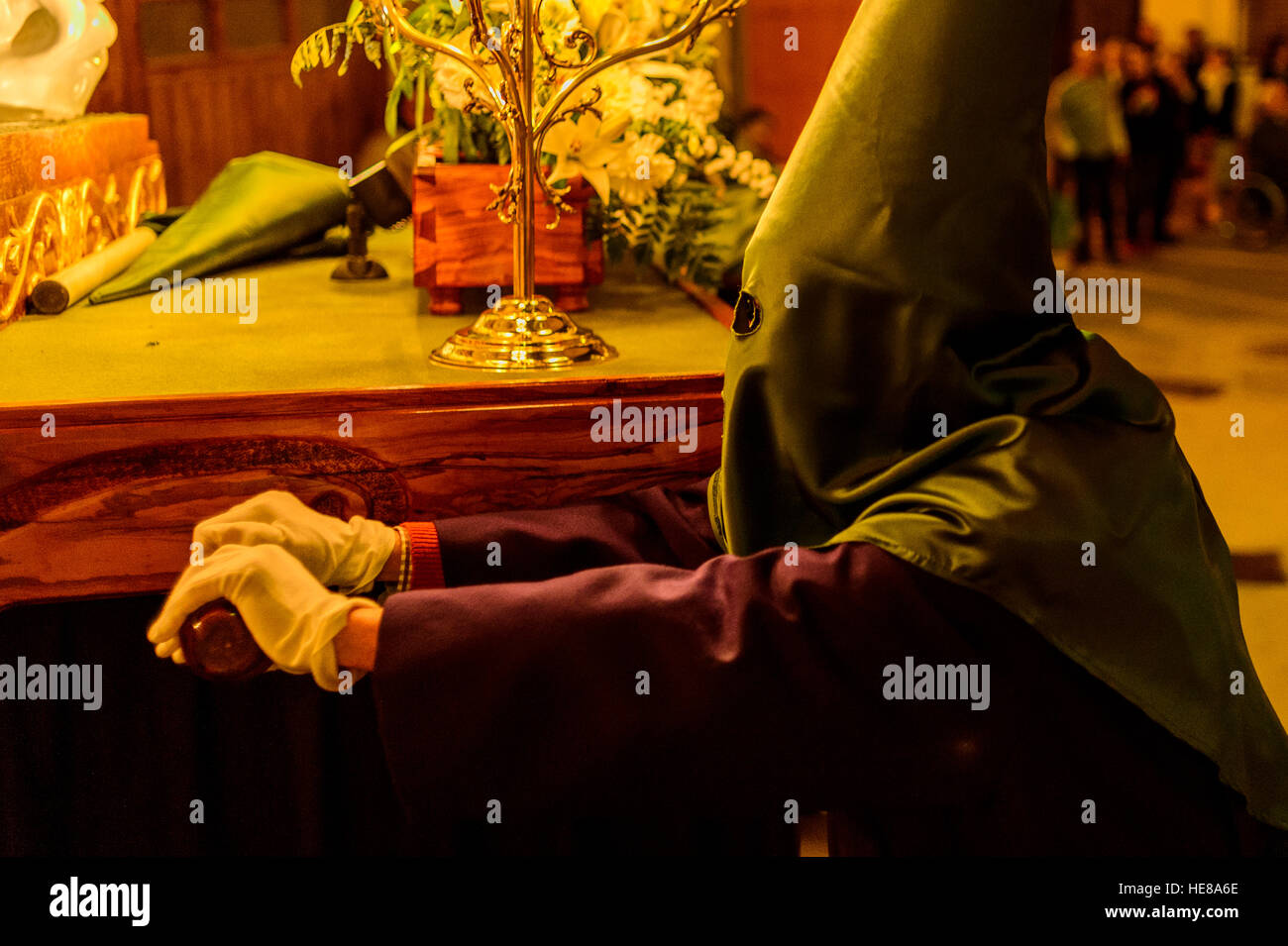 Holy week celebration in La Puebla de Hijar, Spain Stock Photo - Alamy