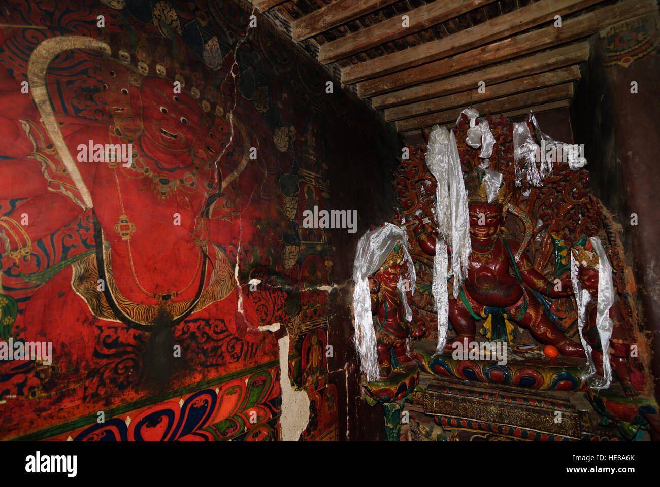 Chapel with tantric deity hi-res stock photography and images - Alamy