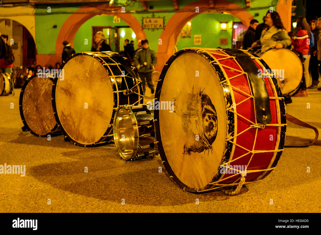 Holy week celebration in La Puebla de Hijar, Spain Stock Photo - Alamy