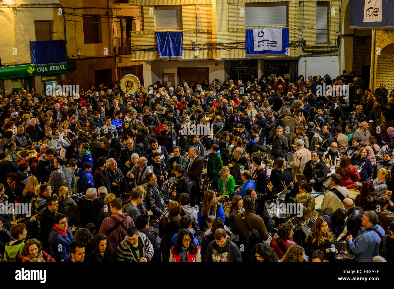 Holy week celebration in La Puebla de Hijar, Spain Stock Photo - Alamy