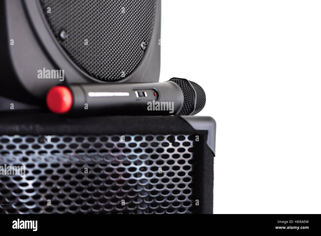 Detail of Audio Speaker and Microphone. Musical Still Life. Music ...