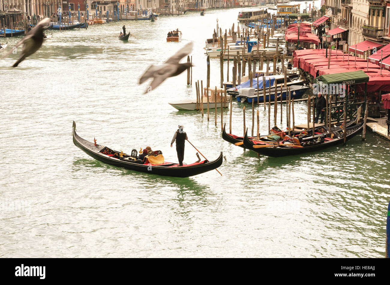 Gondola the small ferry of Venice Stock Photo - Alamy