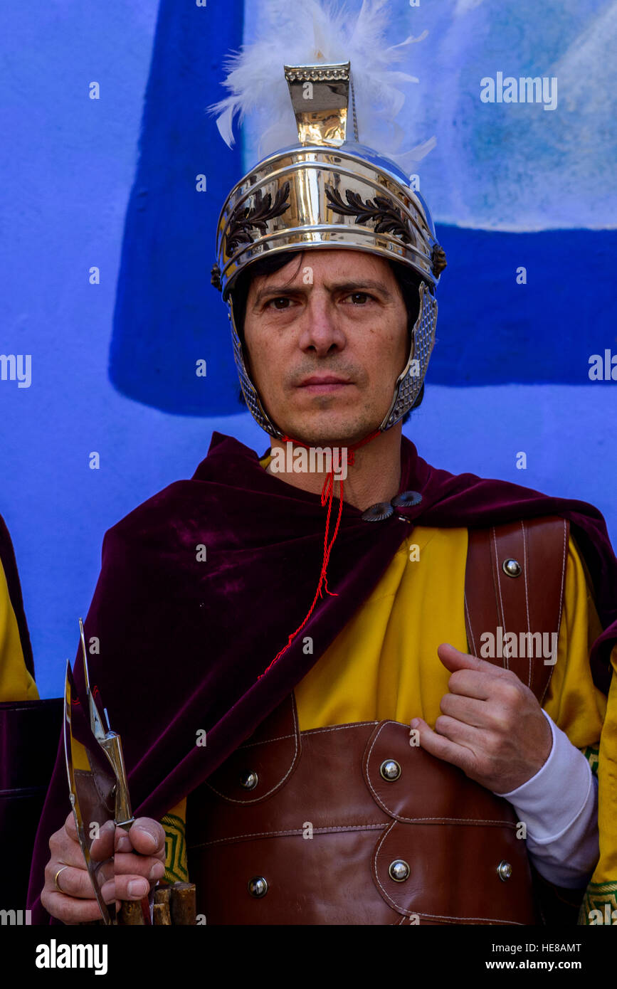 Holy week celebration in La Puebla de Hijar, Spain Stock Photo - Alamy