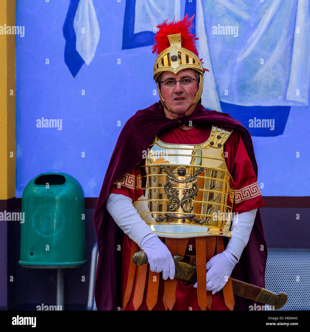 Holy week celebration in La Puebla de Hijar, Spain Stock Photo - Alamy