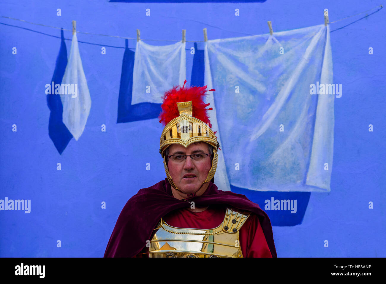 Holy week celebration in La Puebla de Hijar, Spain Stock Photo - Alamy