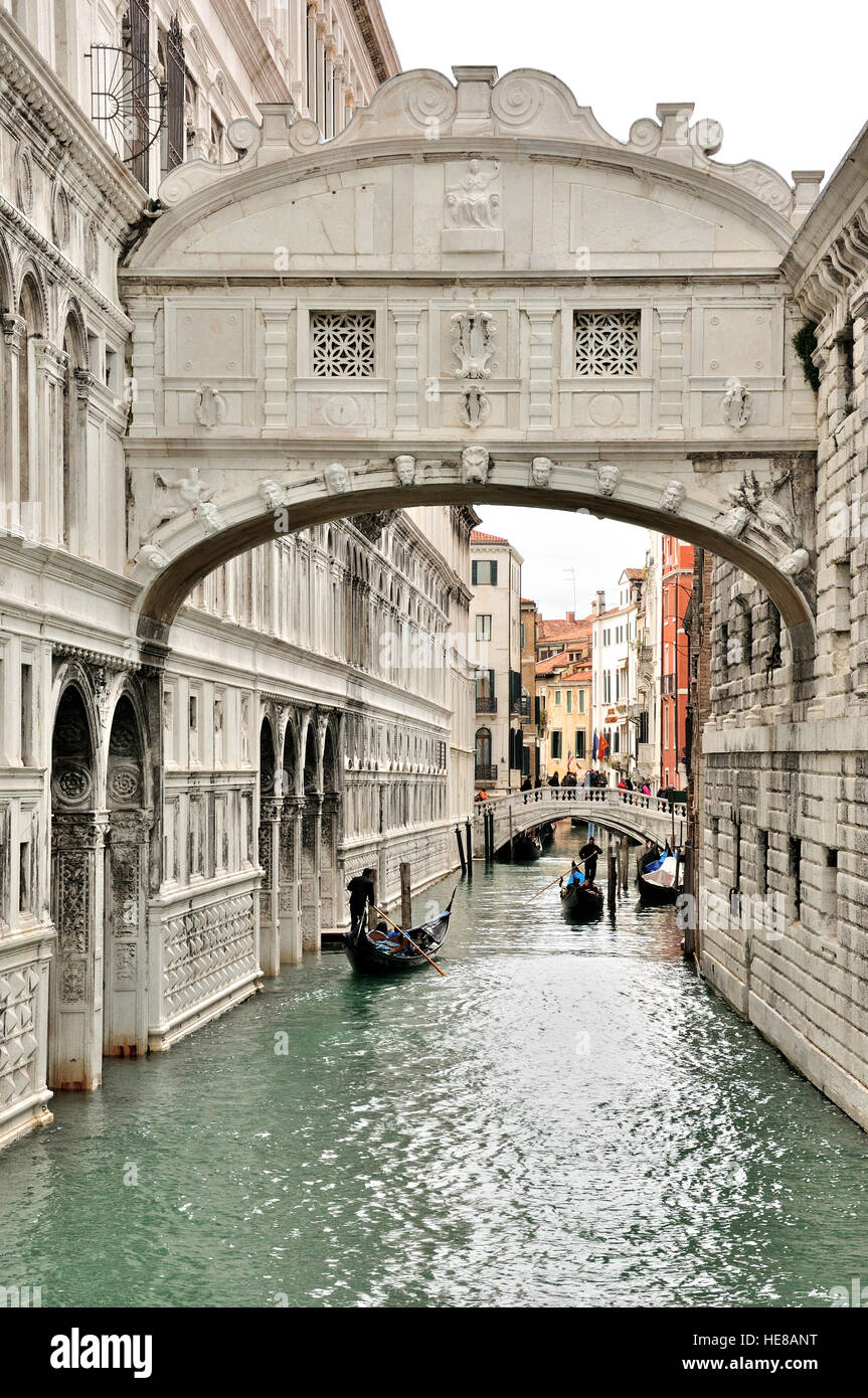 Bridge of Sighs Venice Italy Stock Photo - Alamy