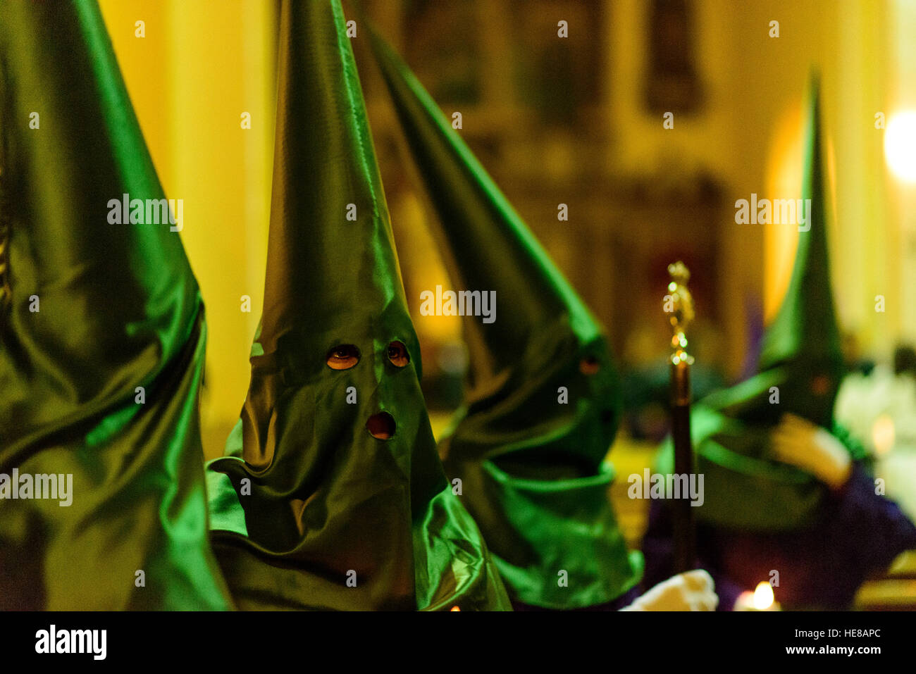 Holy week celebration in La Puebla de Hijar, Spain Stock Photo - Alamy