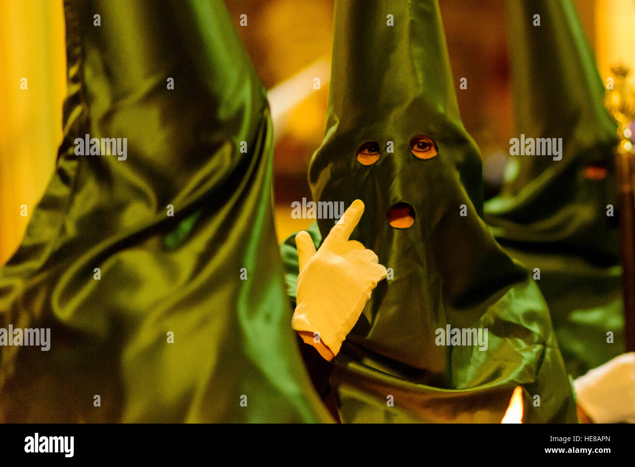 Holy week celebration in La Puebla de Hijar, Spain Stock Photo - Alamy
