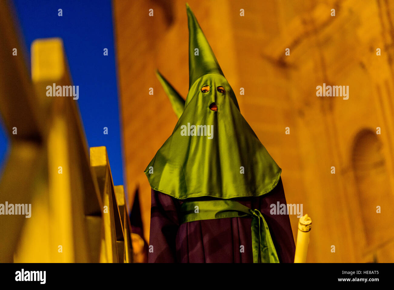 Holy week celebration in La Puebla de Hijar, Spain Stock Photo - Alamy
