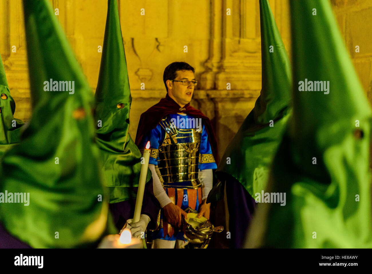 Holy week celebration in La Puebla de Hijar, Spain Stock Photo - Alamy