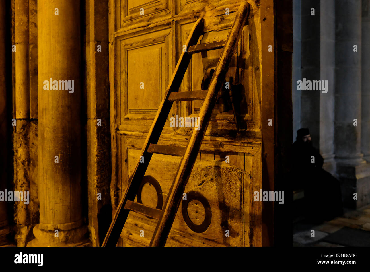 Holy Sepulchre Church Ladder High Resolution Stock Photography and ...