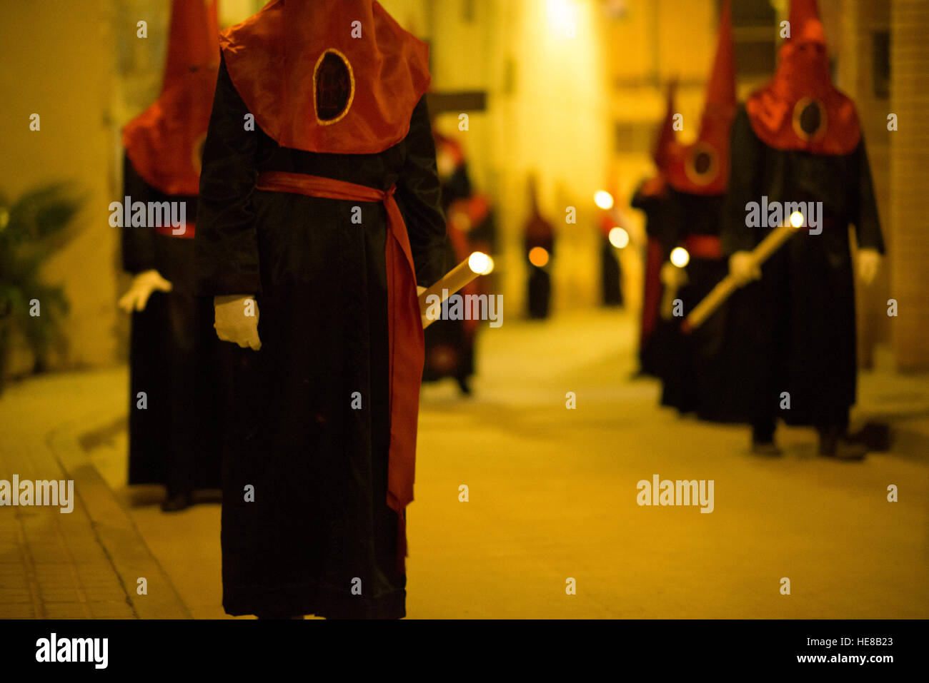 Holy week and spain and hood hi-res stock photography and images - Alamy