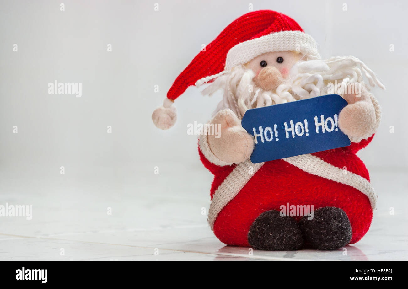 Stuffed toy santa claus hi-res stock photography and images - Alamy