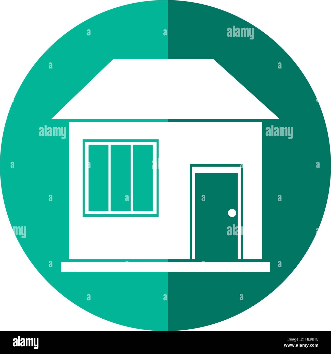 house home family residential shadow Stock Vector Image & Art - Alamy
