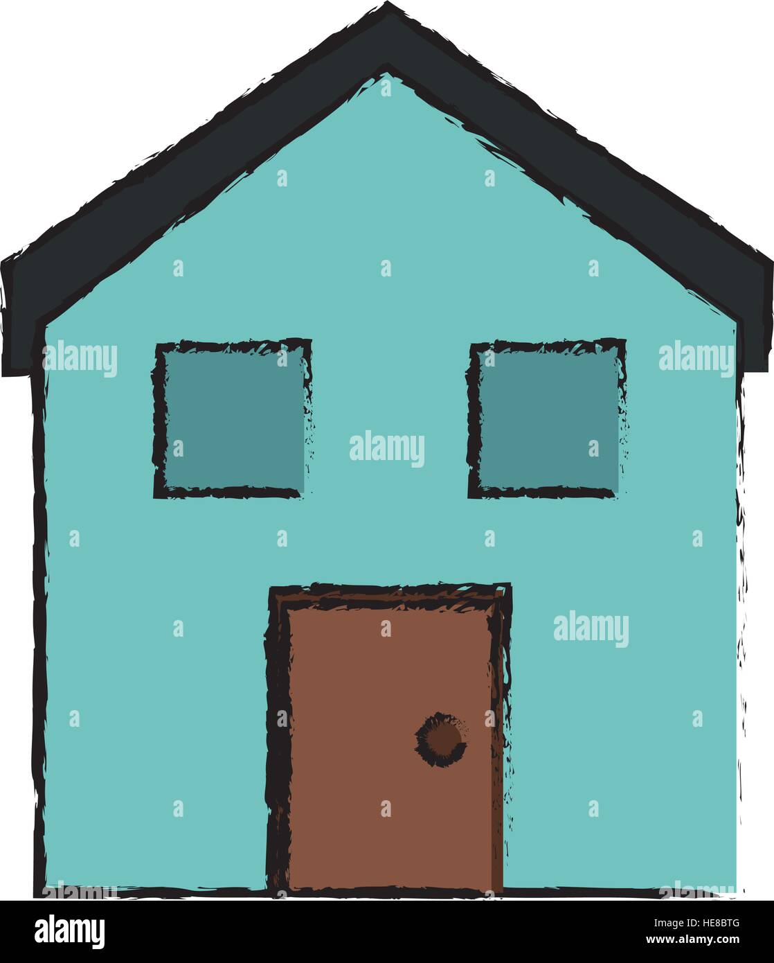 drawing green house structure window style Stock Vector Image & Art - Alamy