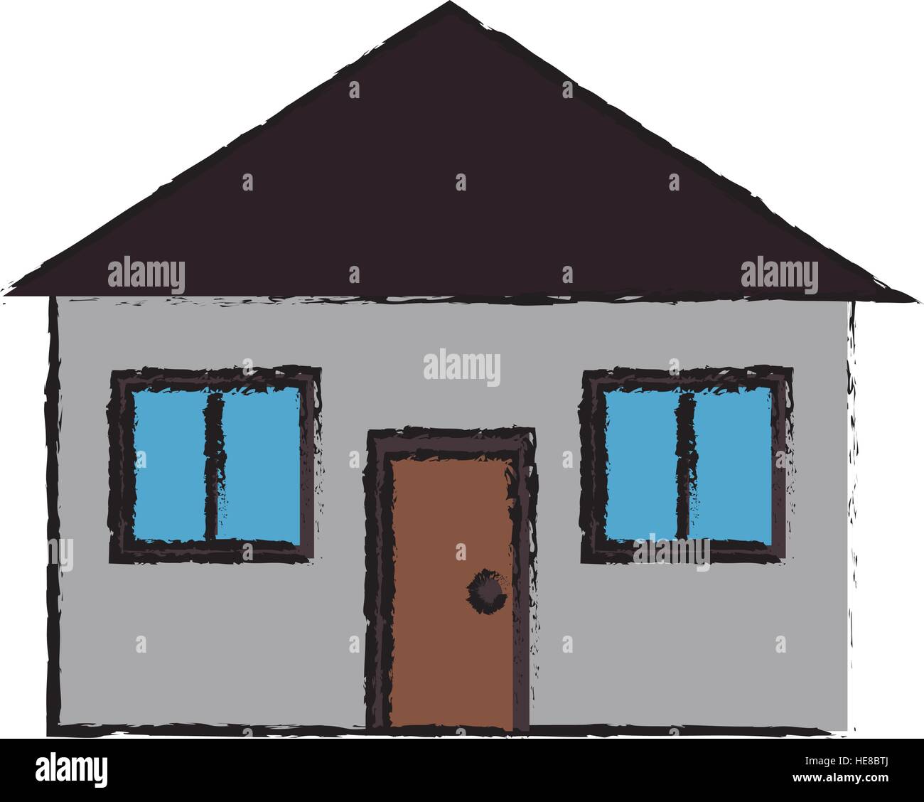 drawing real state house lifestyle Stock Vector Image & Art - Alamy