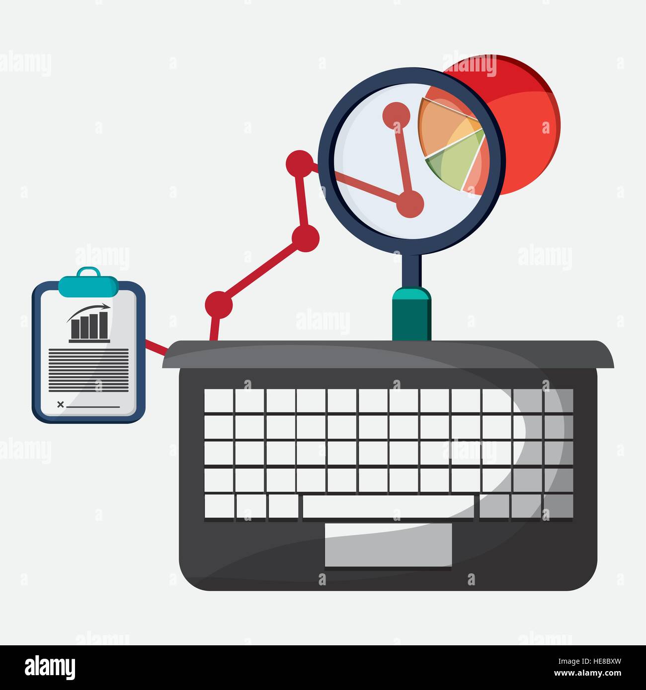 computer search finance strategy Stock Vector Image & Art - Alamy