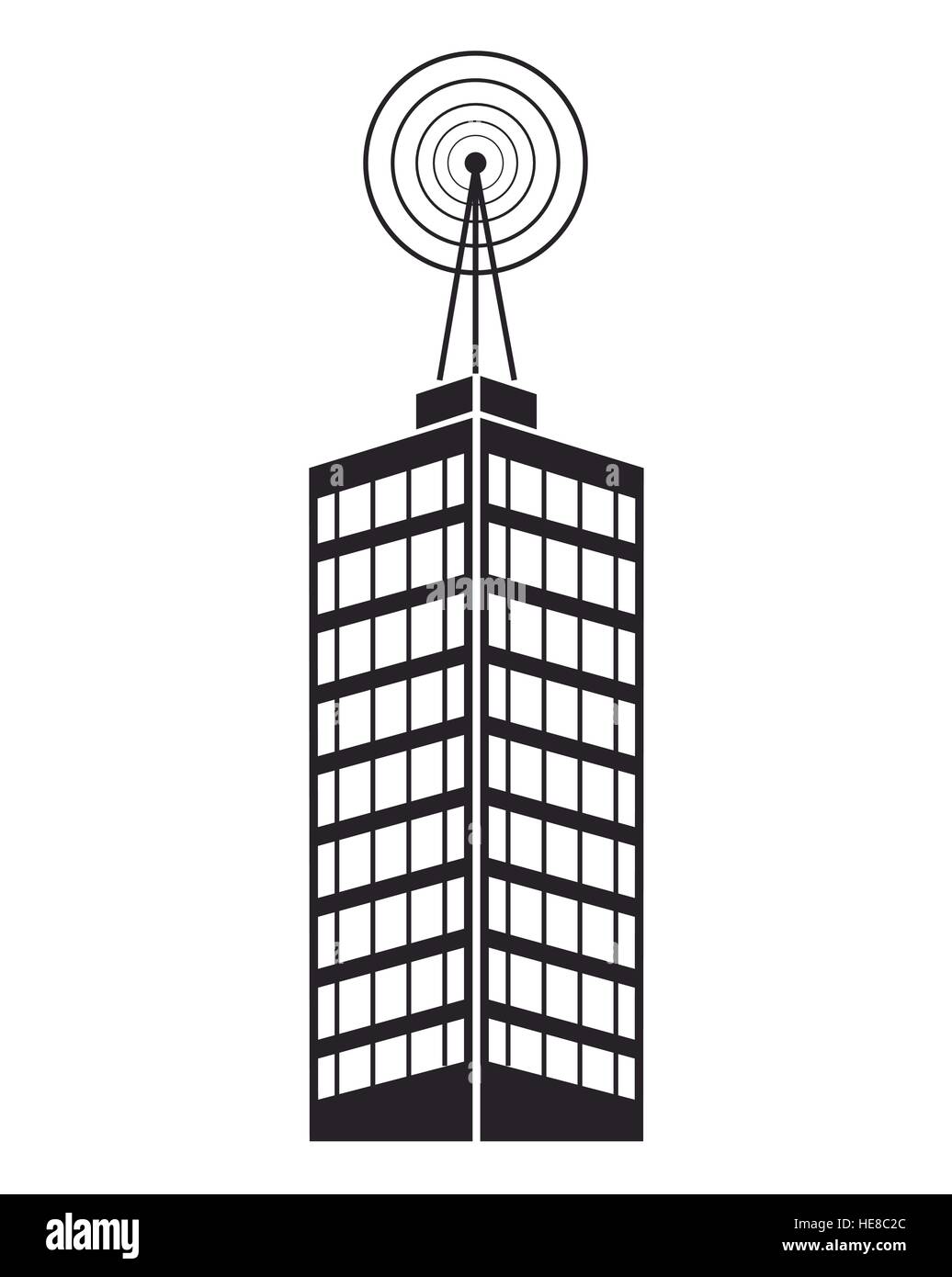 Mobile phone mast field Stock Vector Images - Alamy