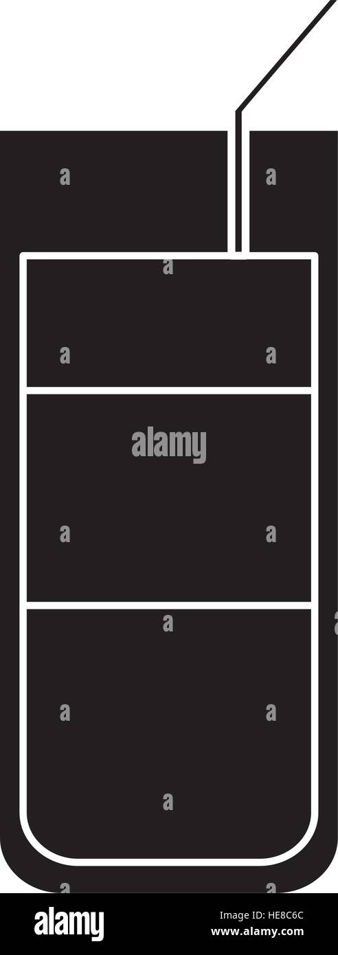 Glass cola lemon straw Stock Vector Images - Alamy