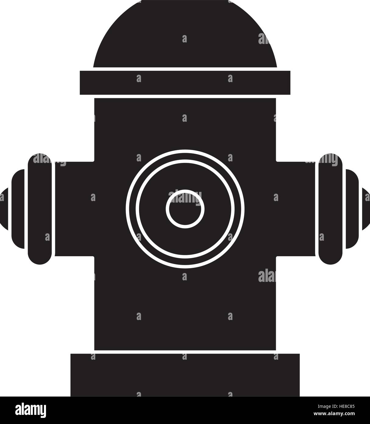 Fire Hydrant Silhouette
