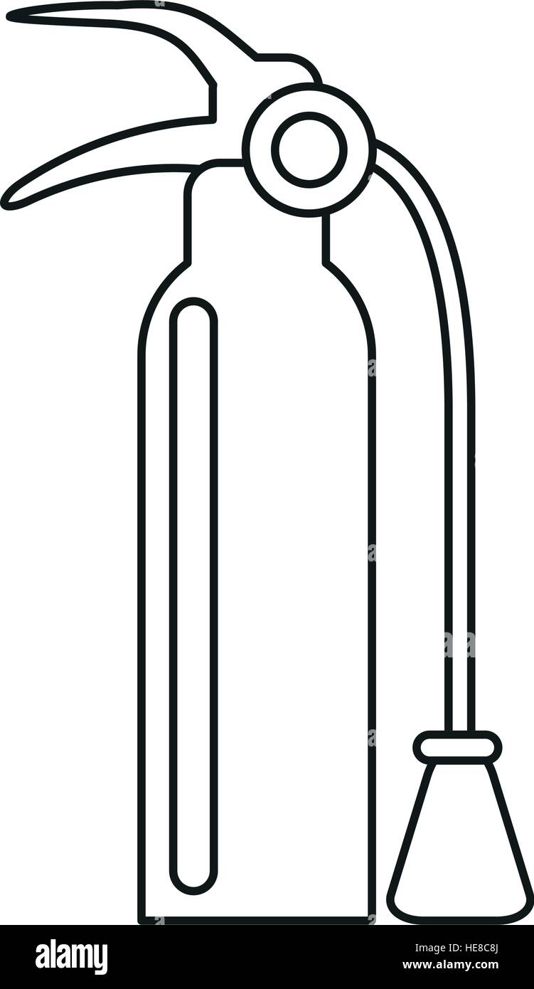 fire extinguisher equipment fire help line Stock Vector Image & Art - Alamy