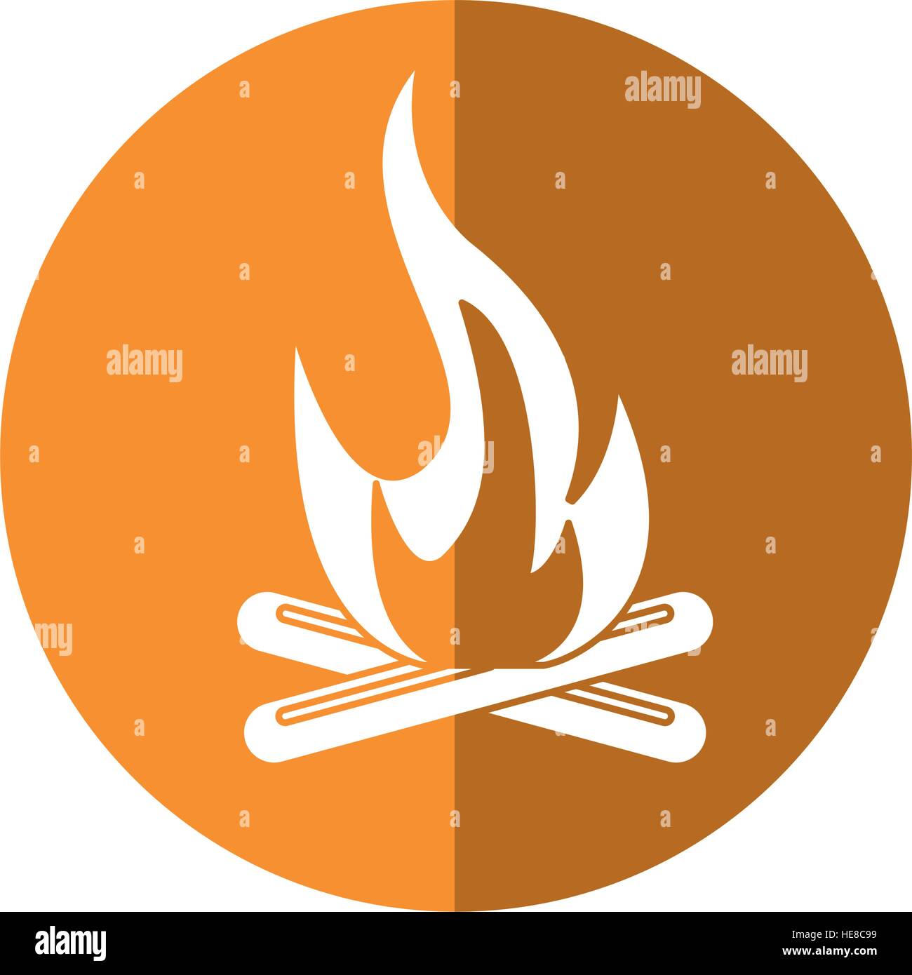 campfire woods camping smock shadow Stock Vector Image & Art - Alamy