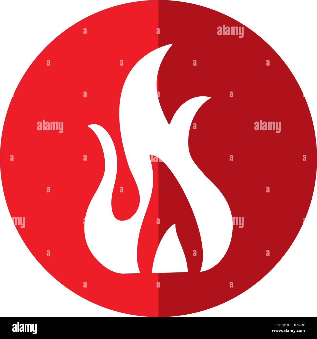 fire flame burn hot design shadow Stock Vector Image & Art - Alamy