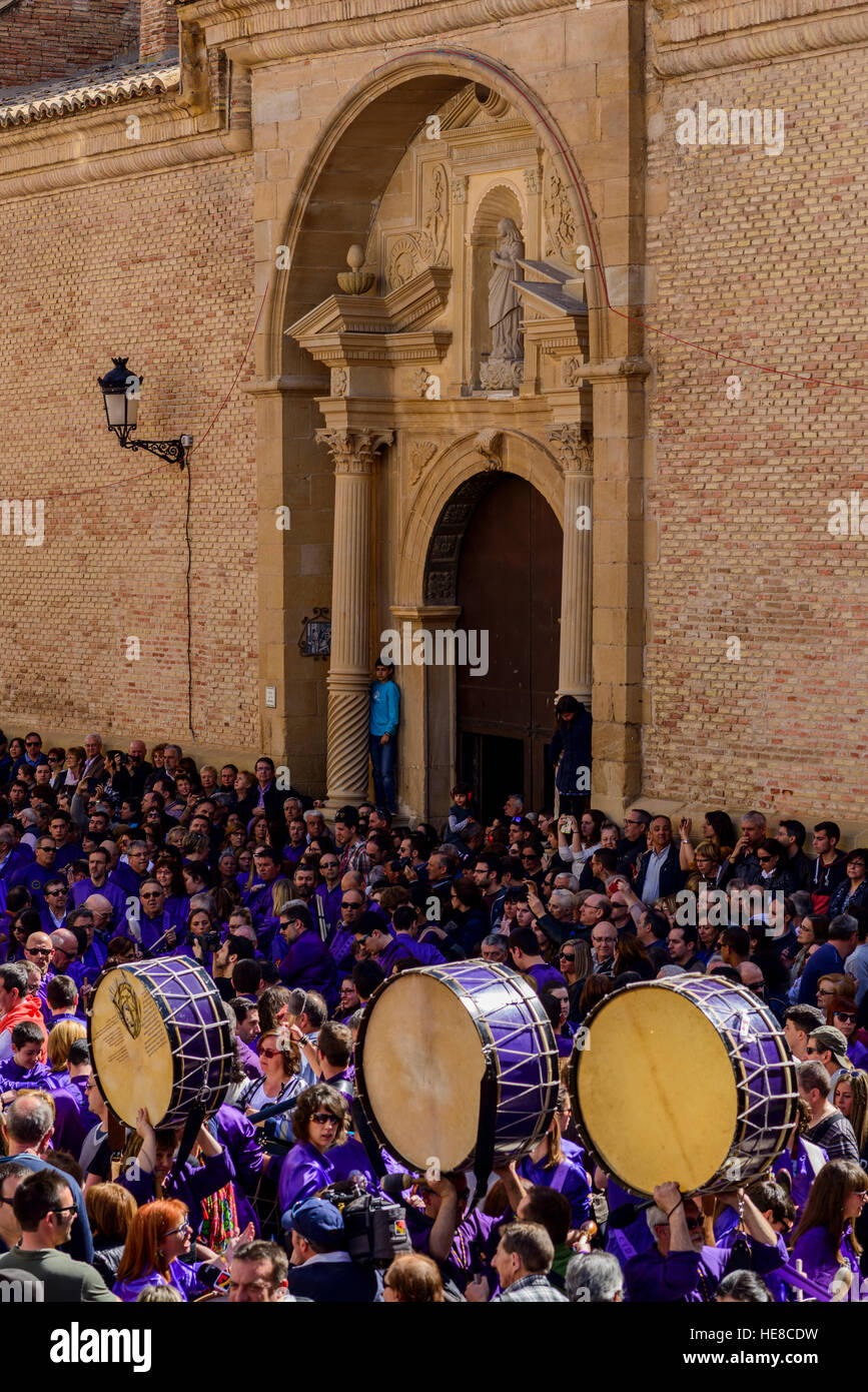Holy week celebration in Calanda, Spain Stock Photo - Alamy