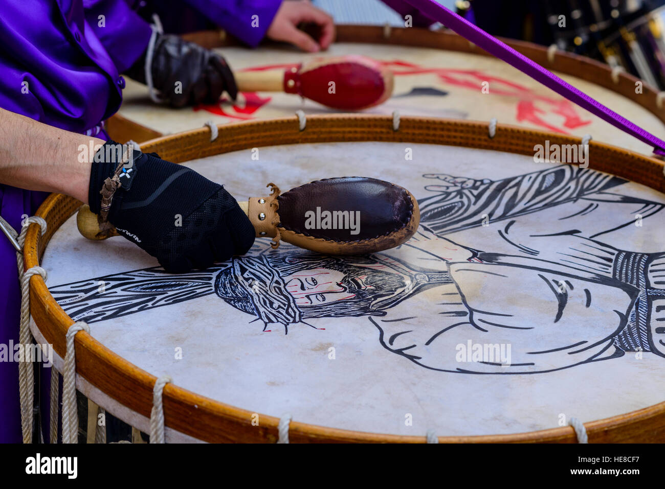 Holy week celebration in Calanda, Spain Stock Photo - Alamy