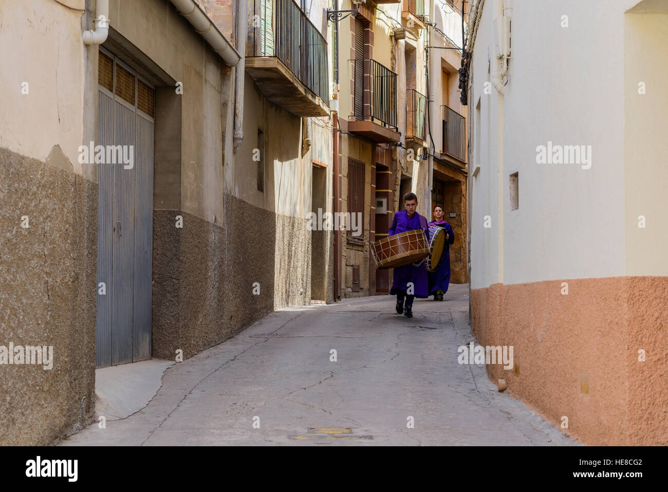 Holy week celebration in Calanda, Spain Stock Photo - Alamy