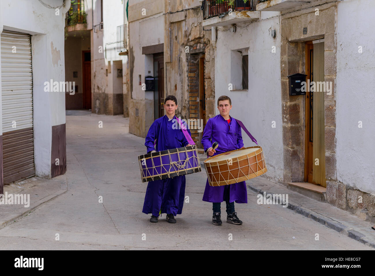 Holy week celebration in Calanda, Spain Stock Photo - Alamy