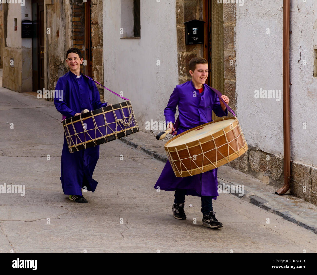 Holy week celebration in Calanda, Spain Stock Photo - Alamy