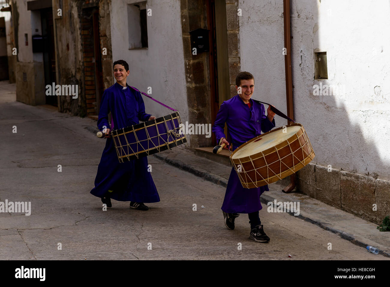 Holy week celebration in Calanda, Spain Stock Photo - Alamy