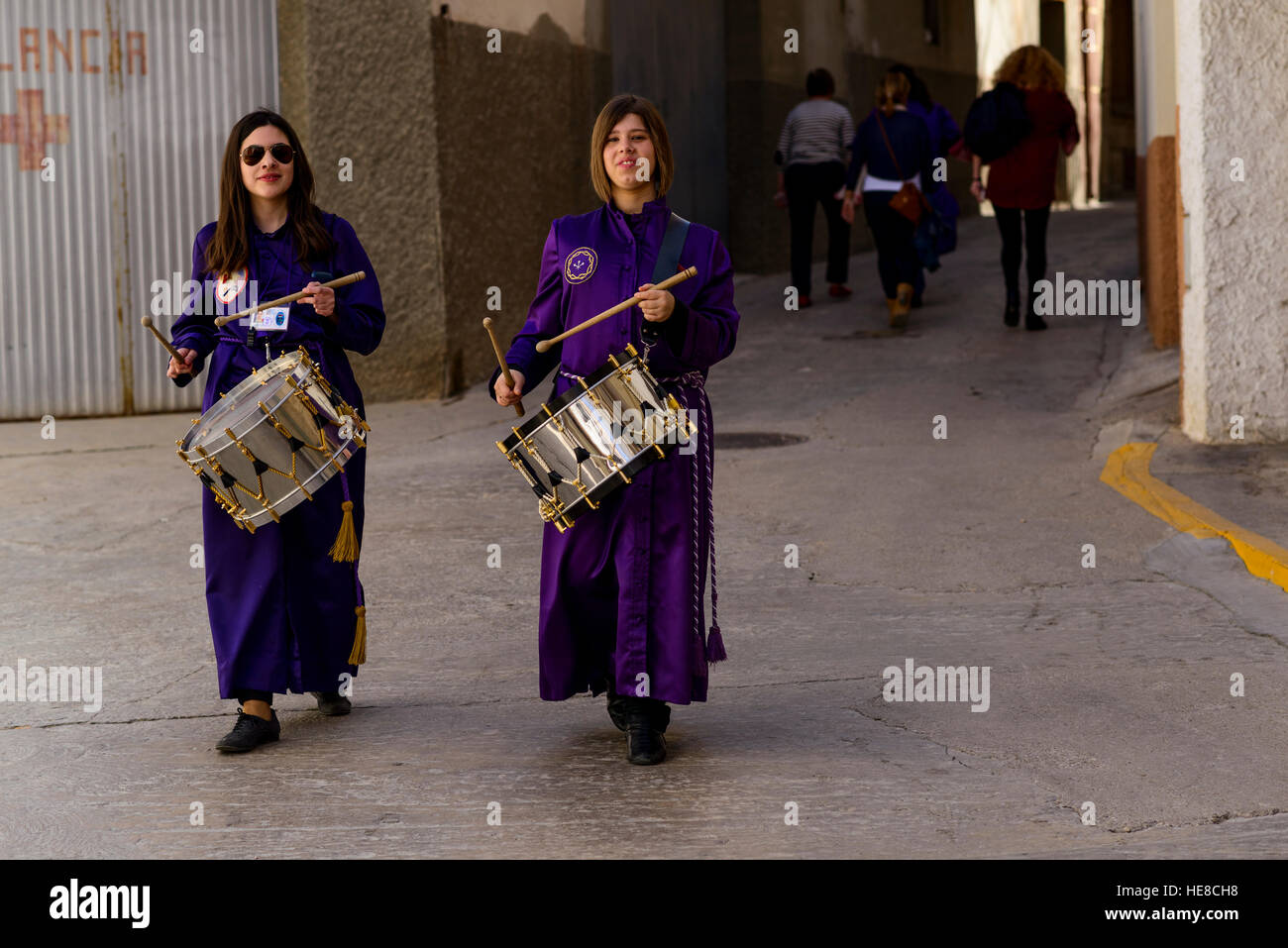 Holy week celebration in Calanda, Spain Stock Photo - Alamy