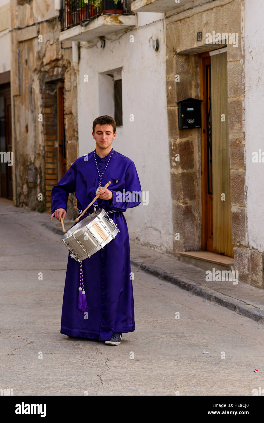 Holy week celebration in Calanda, Spain Stock Photo - Alamy