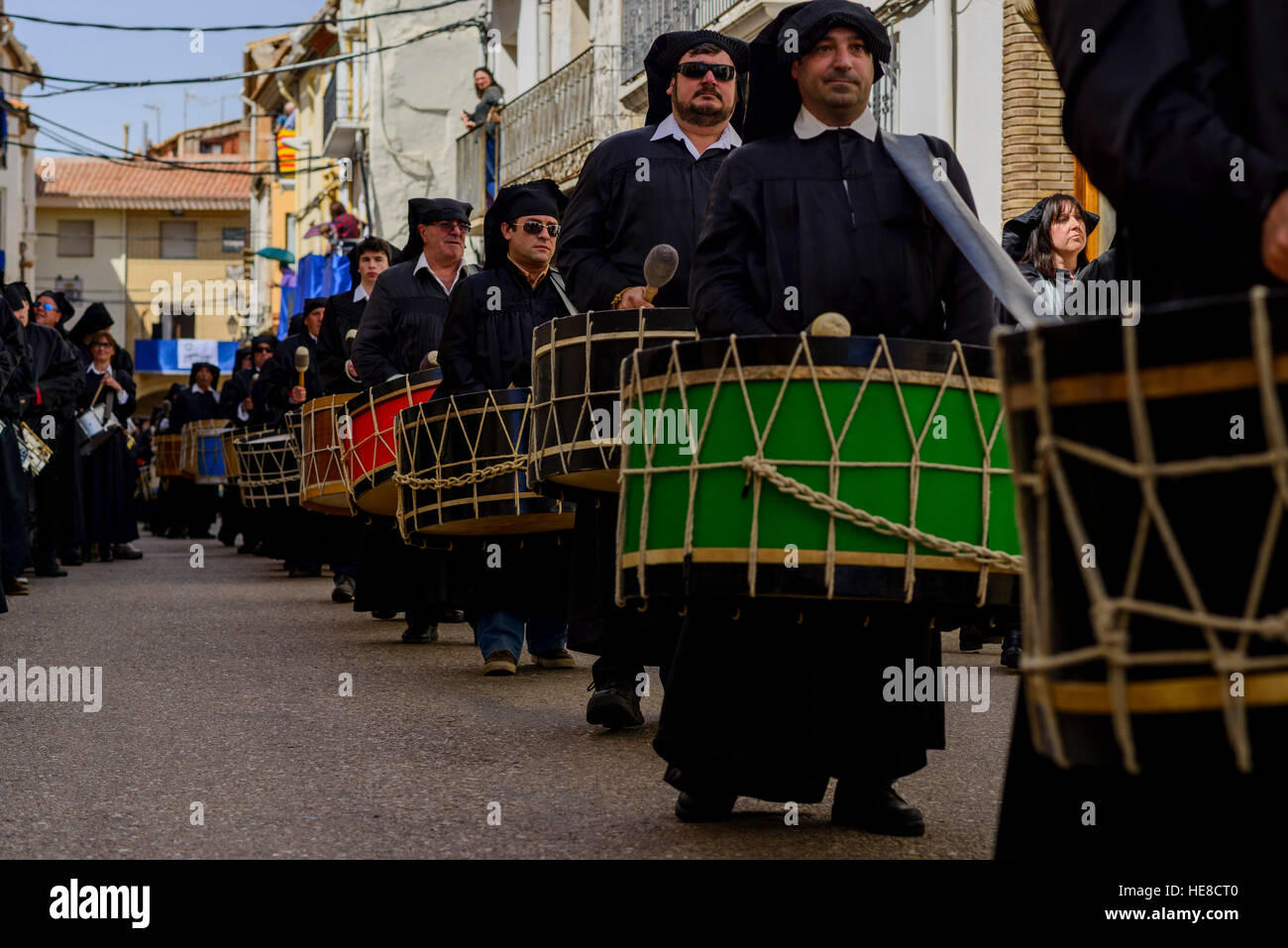 Holy week celebration in La Puebla de Hijar, Spain Stock Photo - Alamy