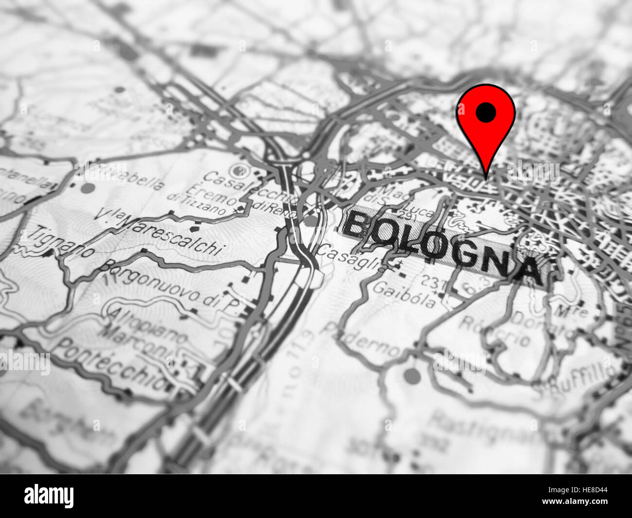 Certosa Di Bolonia Mapa De Italia