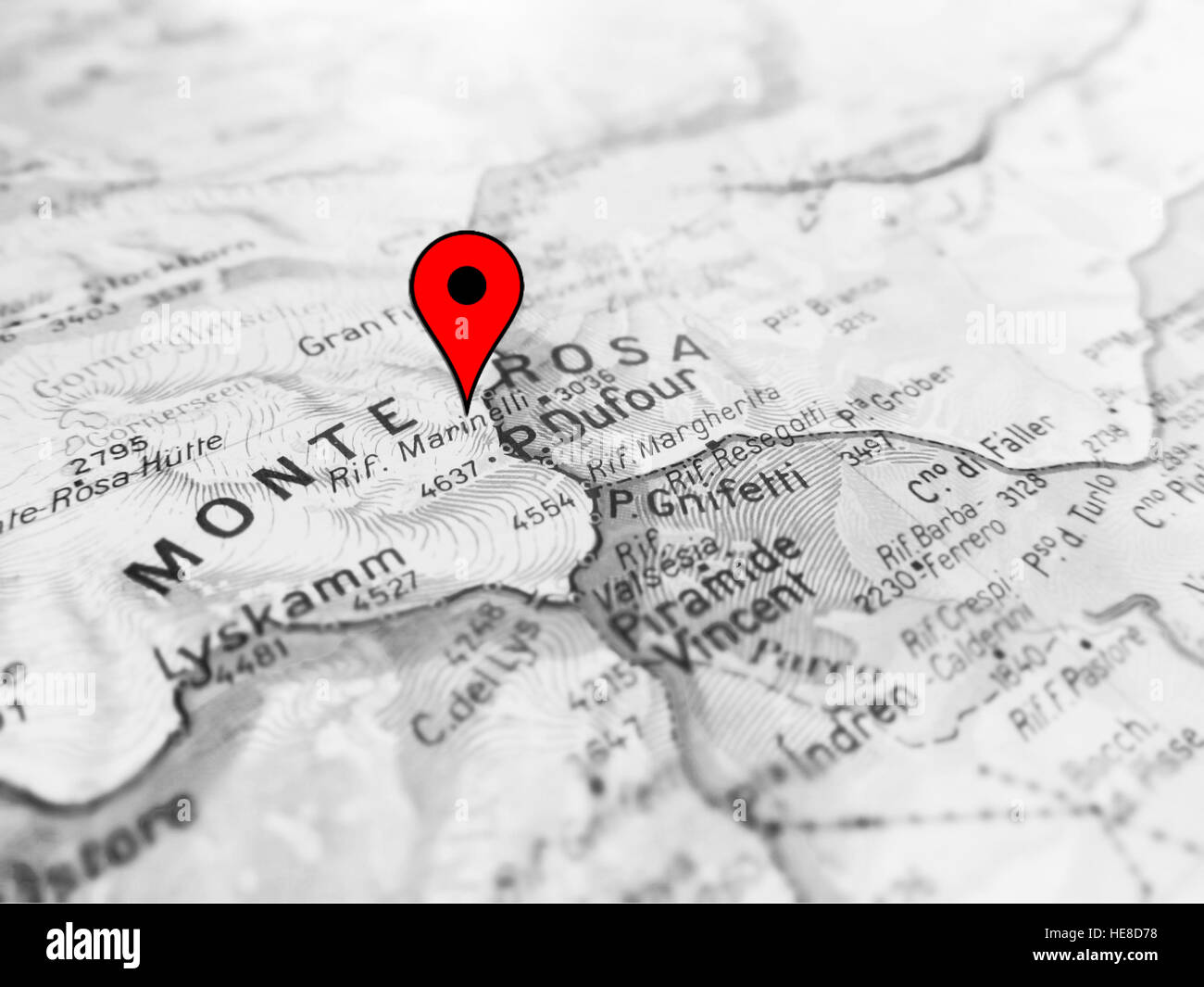 Monte rosa area hi-res stock photography and images - Alamy