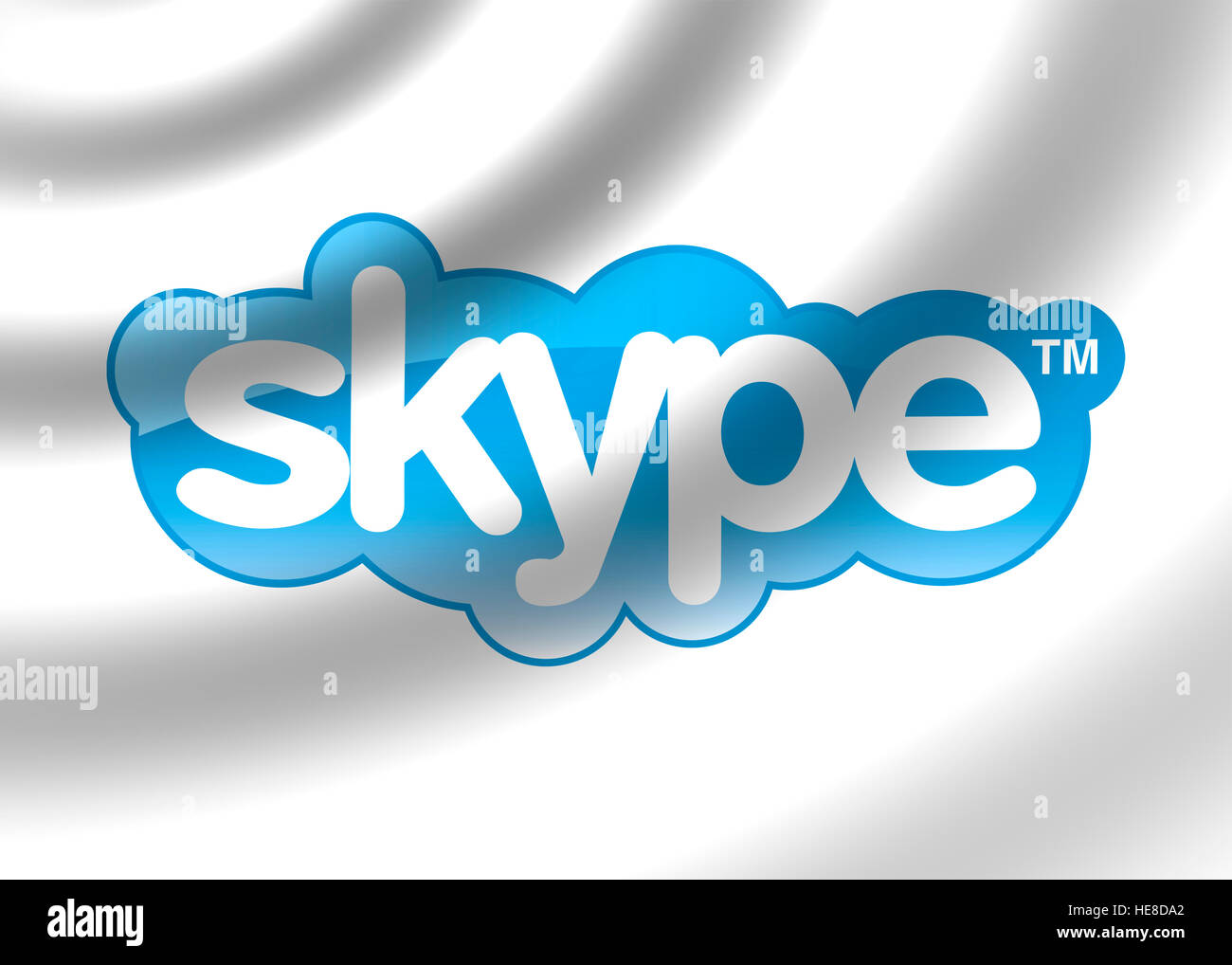 Skype logo icon flag Stock Photo - Alamy