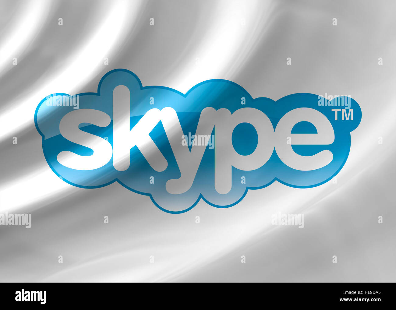 Skype logo icon flag Stock Photo - Alamy