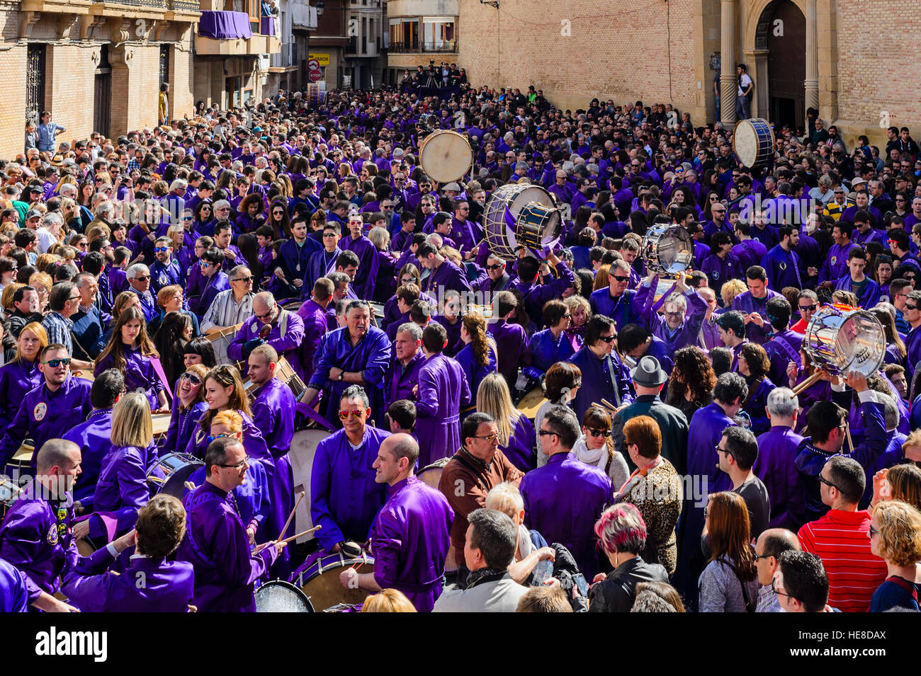 Holy week celebration in Calanda, Spain Stock Photo - Alamy