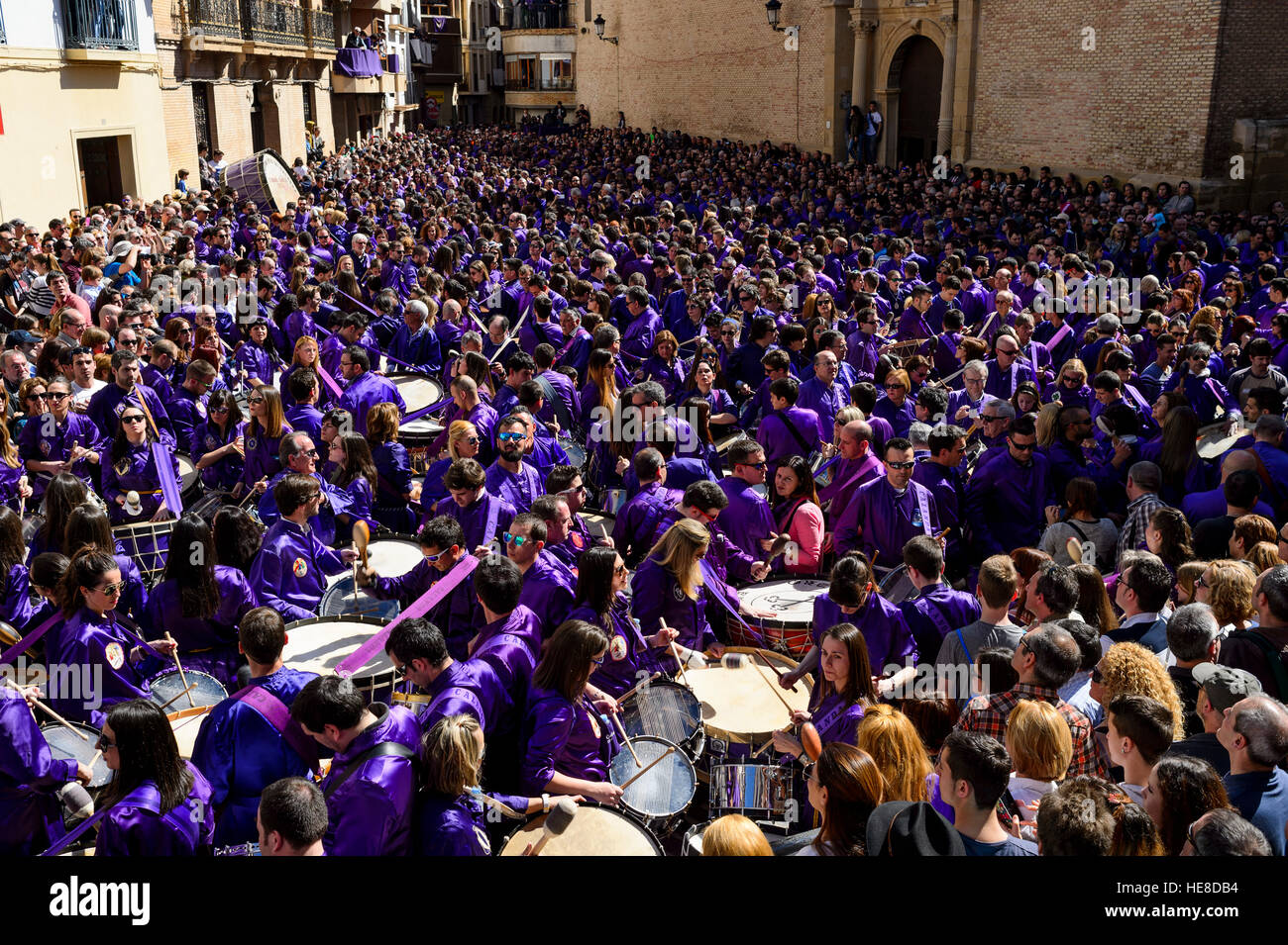 Holy week celebration in Calanda, Spain Stock Photo - Alamy