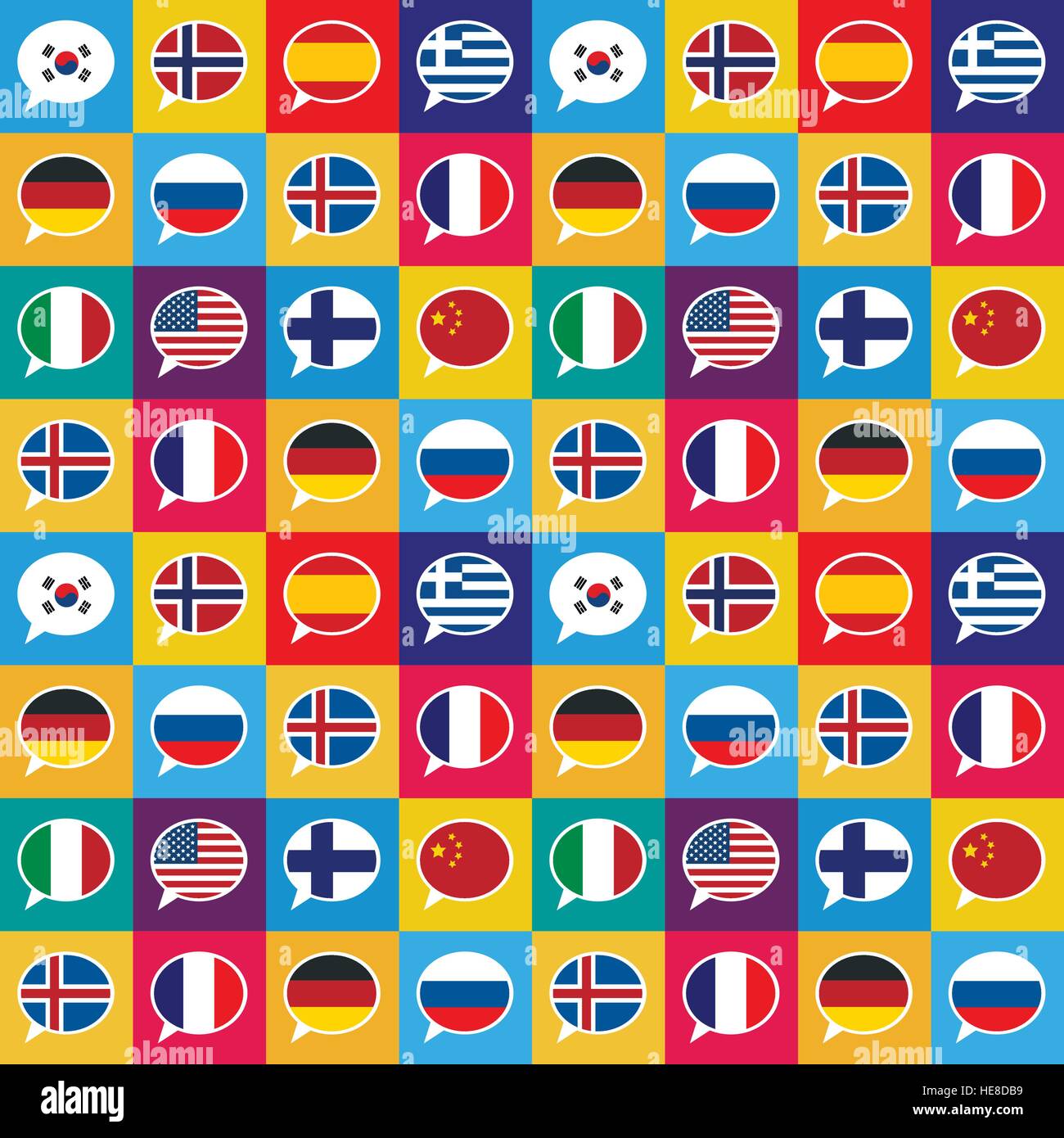 Welcome word cloud in different Stock Vector Images - Alamy