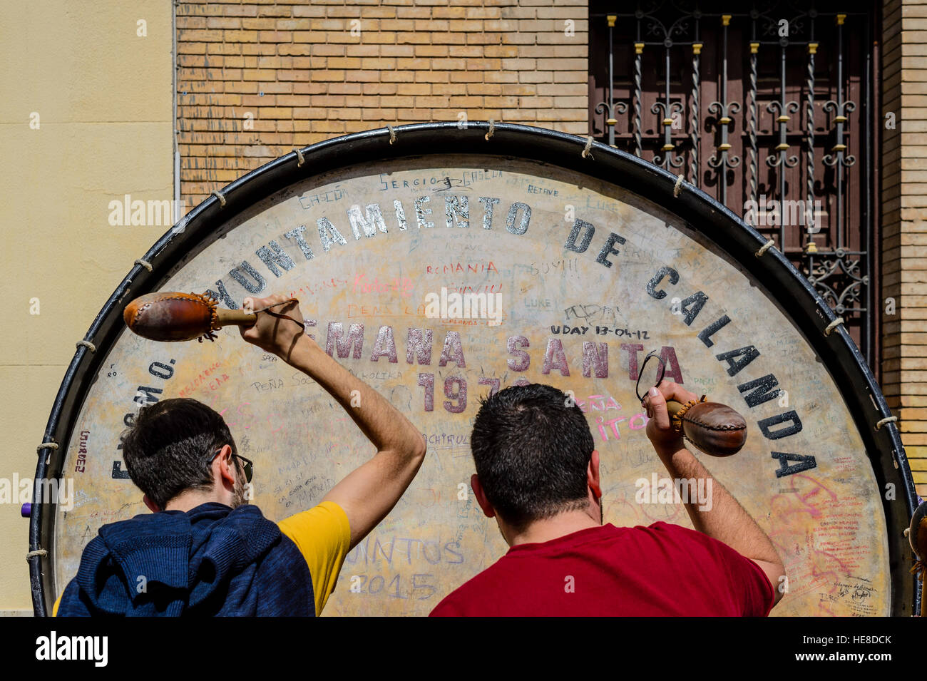 Holy week celebration in Calanda, Spain Stock Photo - Alamy