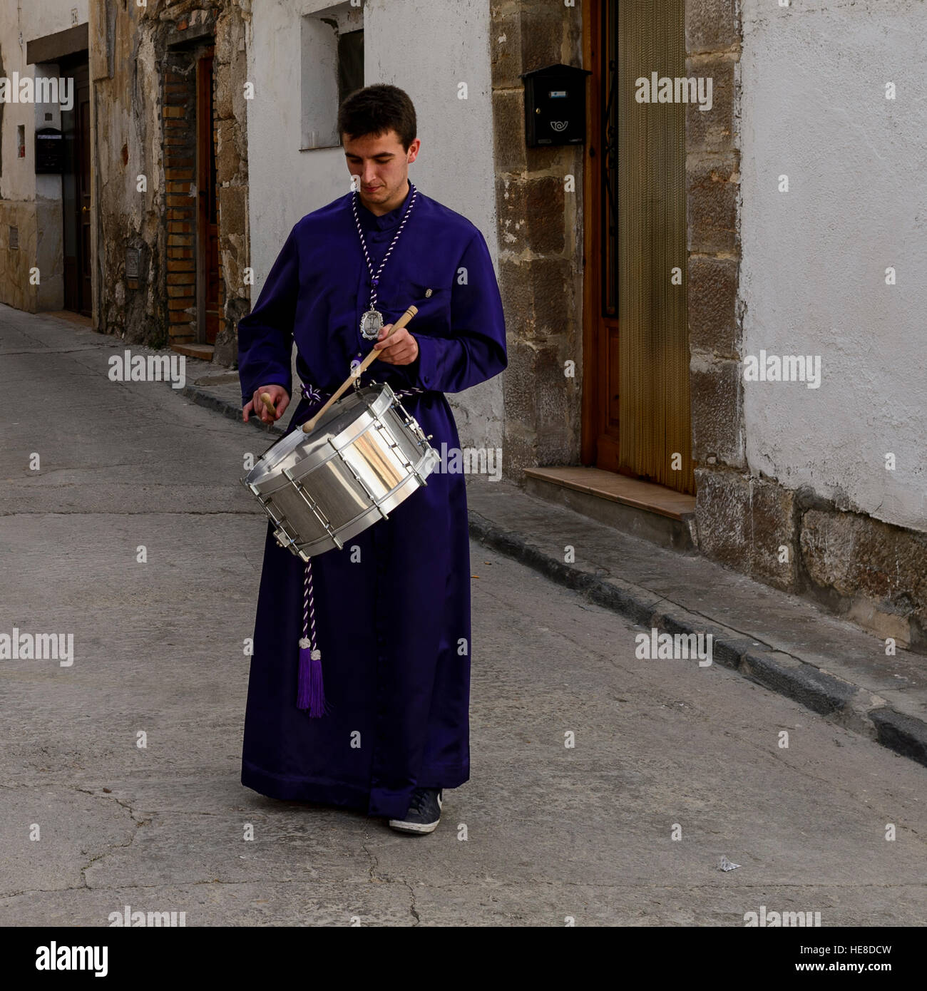 Holy week celebration in Calanda, Spain Stock Photo - Alamy