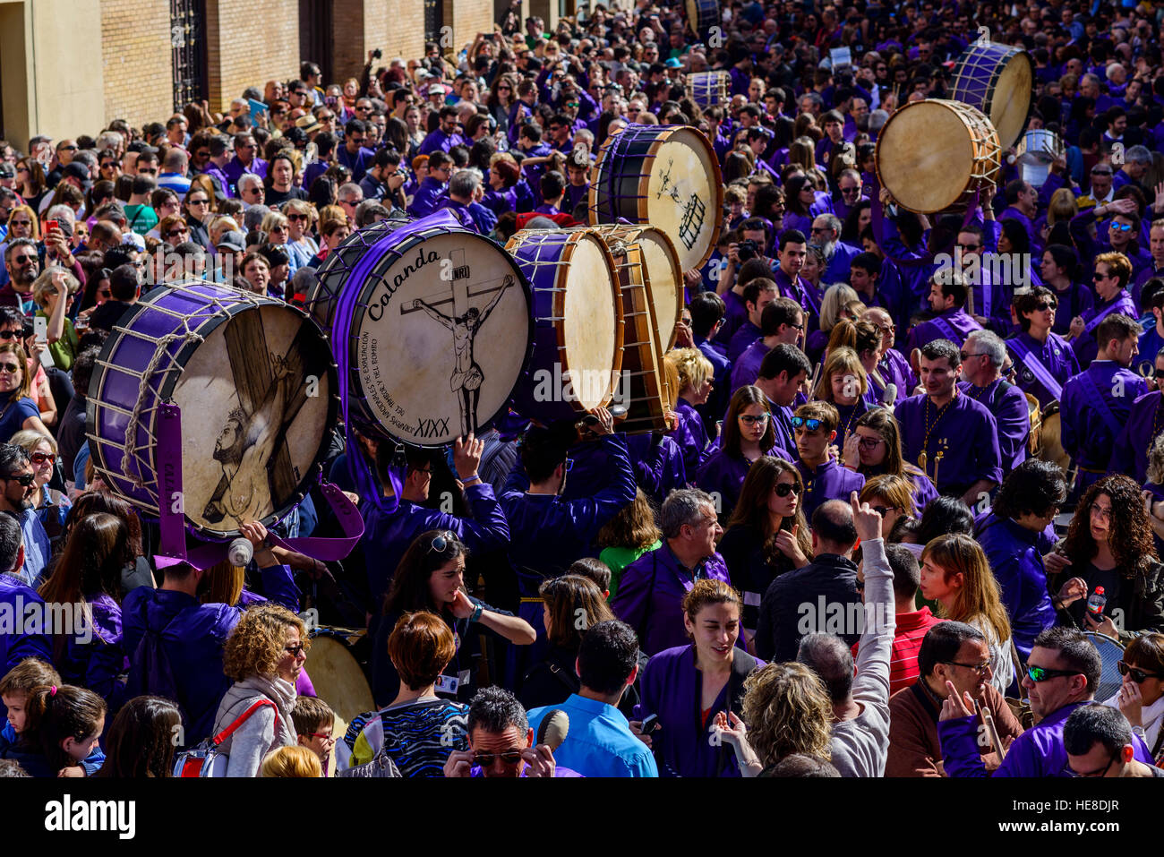 Holy week celebration in Calanda, Spain Stock Photo - Alamy