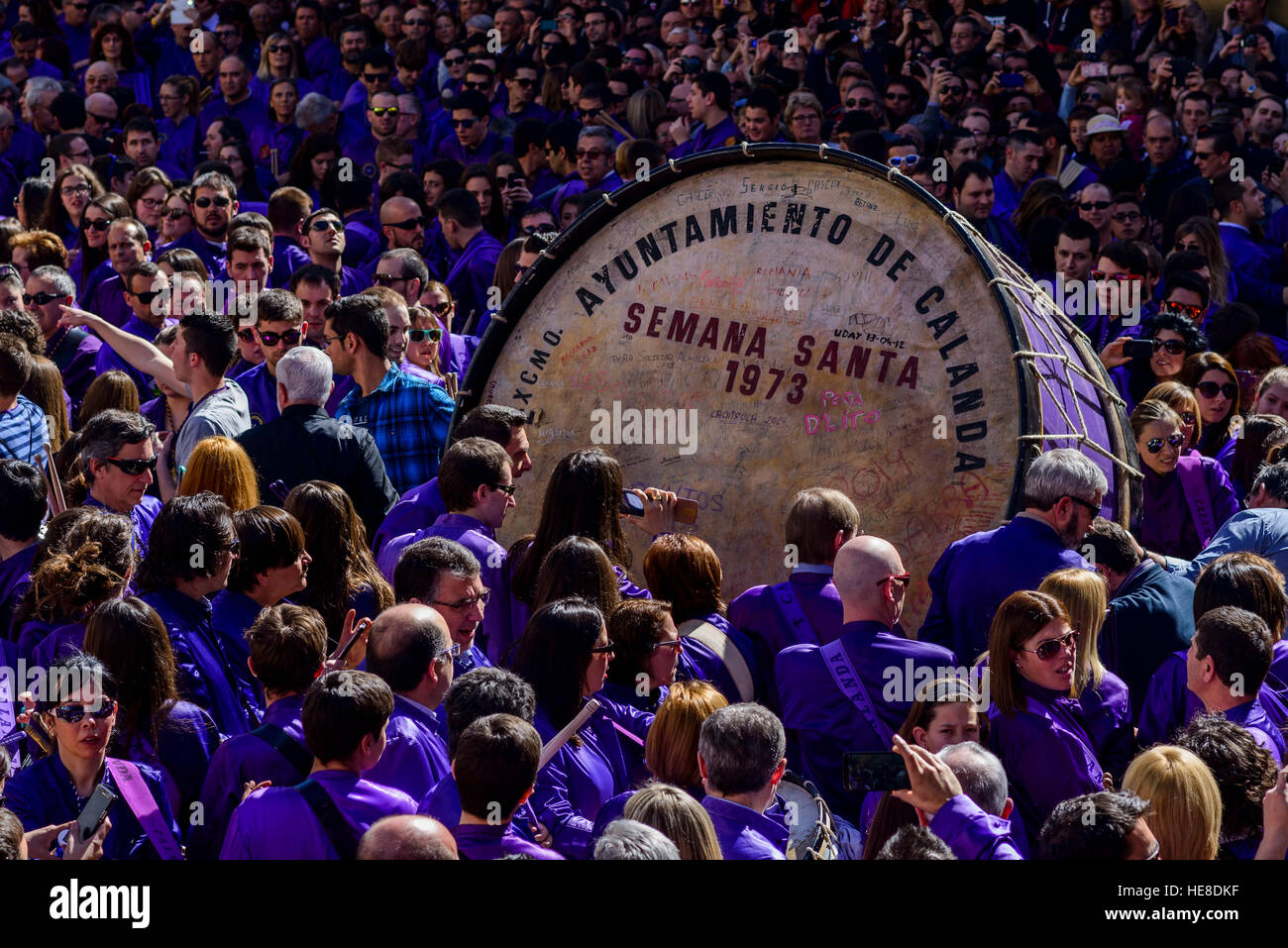 Holy week celebration in Calanda, Spain Stock Photo - Alamy