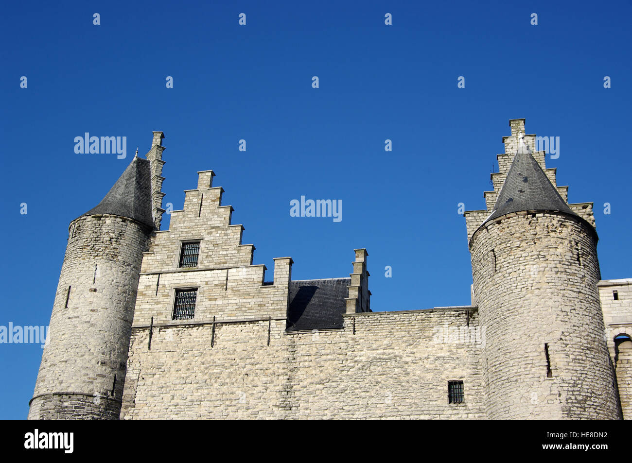 Antwerp, Belgium. The Het-Steen castle Stock Photo - Alamy