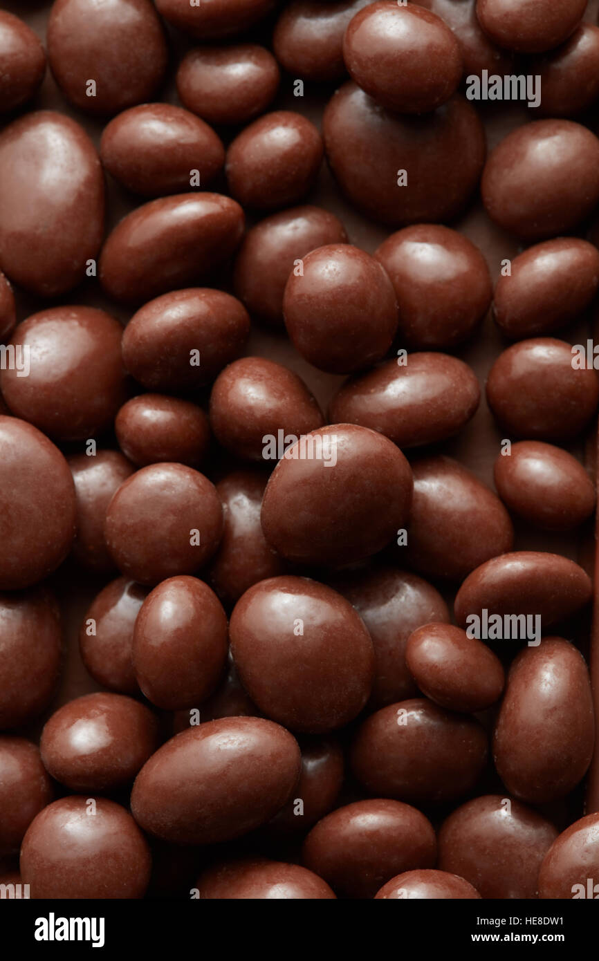 A background of dark chocolate sweets balls Stock Photo - Alamy