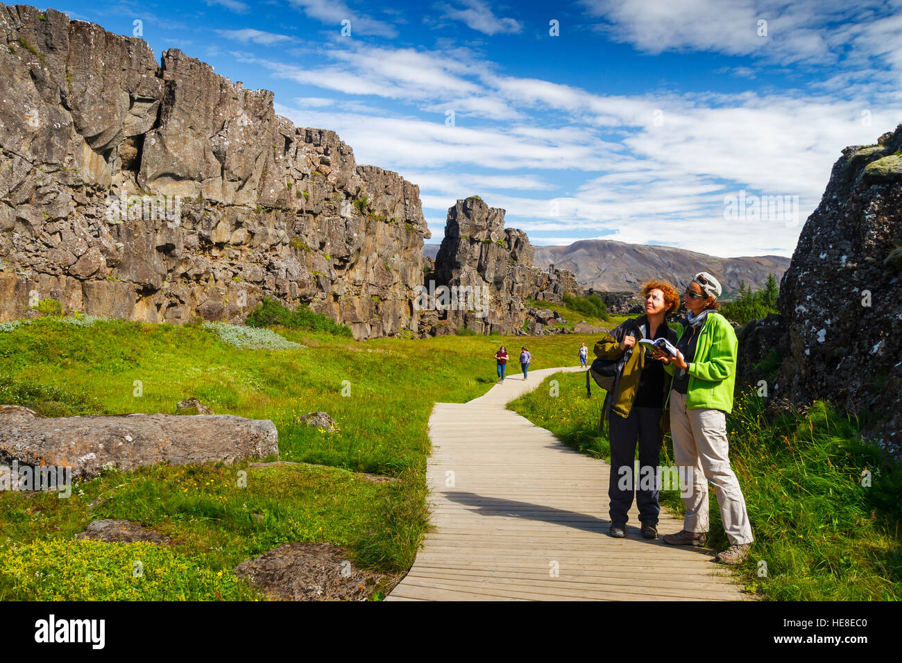 women in a route Stock Photo - Alamy